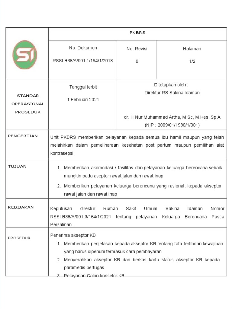 Spo Pkbrs | PDF | Pengembangan Diri | Kesehatan Holistik