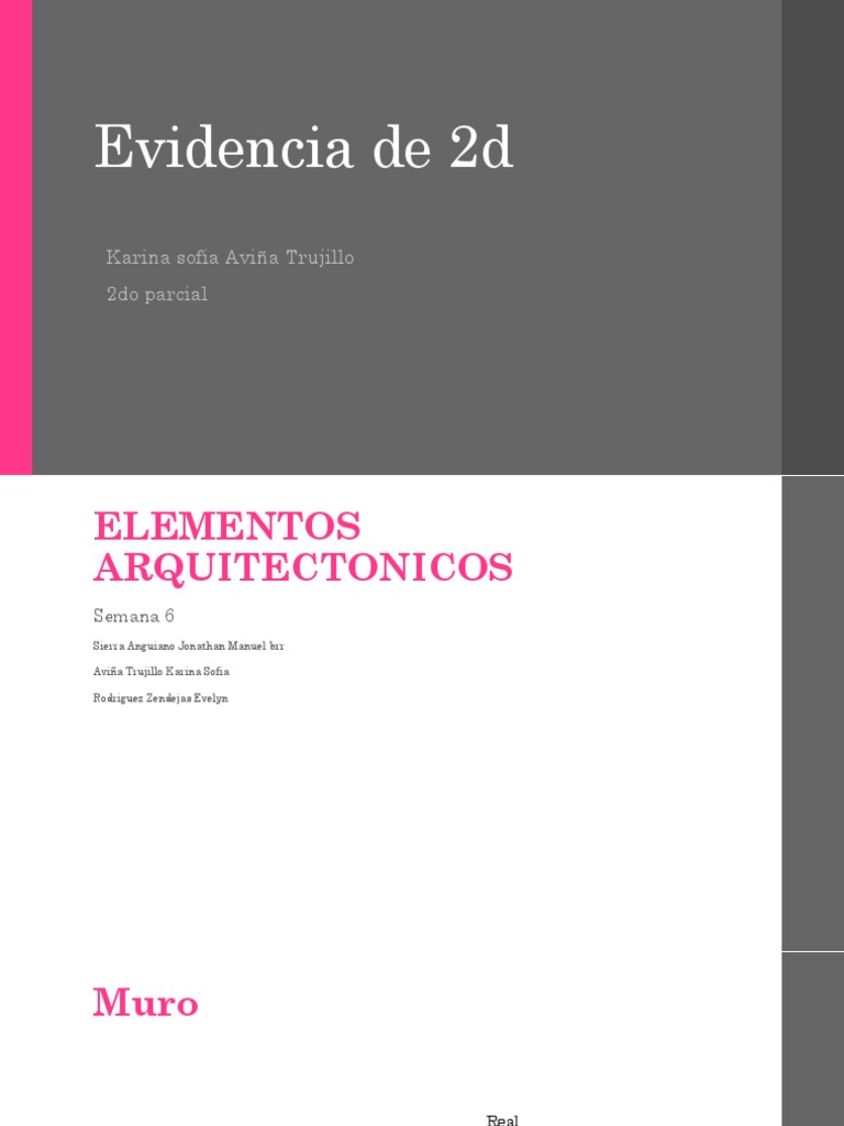 Elementos Arquitectonicos PDF | PDF