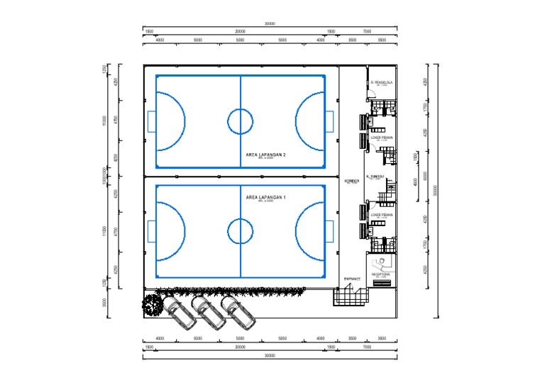 Layout Futsal Indoor-Model | PDF