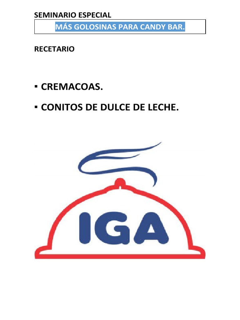 Iga-Sem-Esp-Golosinas-2 26-05 | PDF