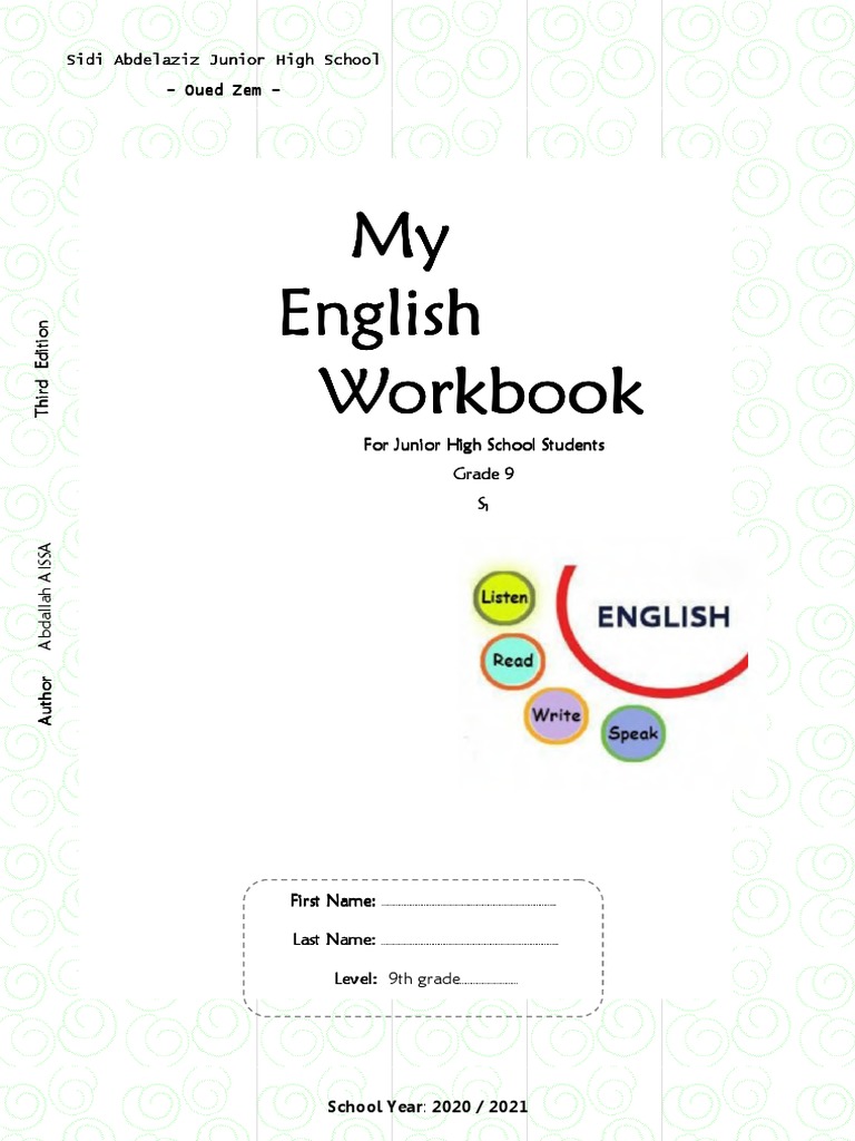 My English Workbook 2021 | PDF | Linguistics