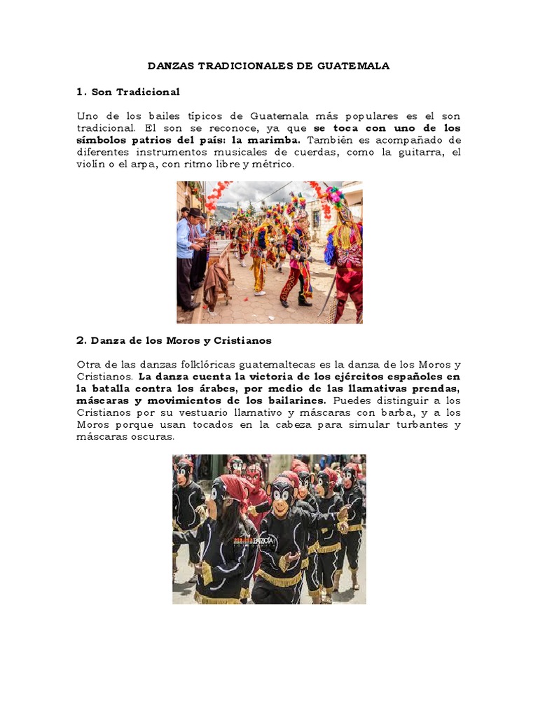 Danzas Tradicionales De Guatemala Pdf