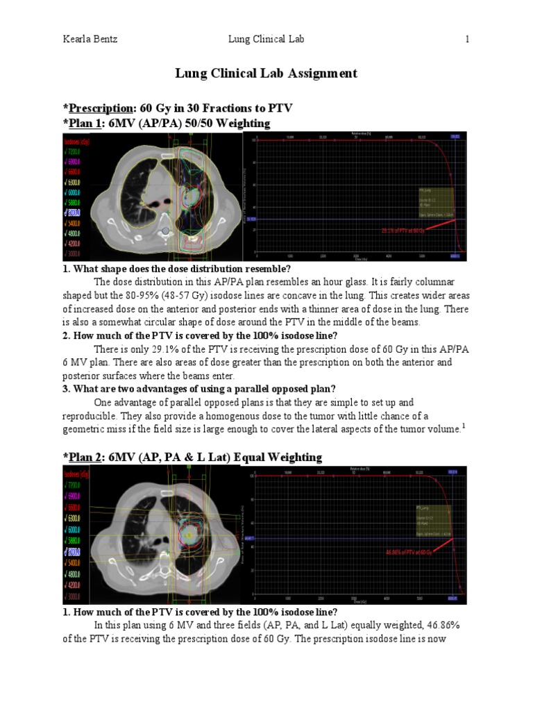 lung clinical lab assignment 2 | PDF