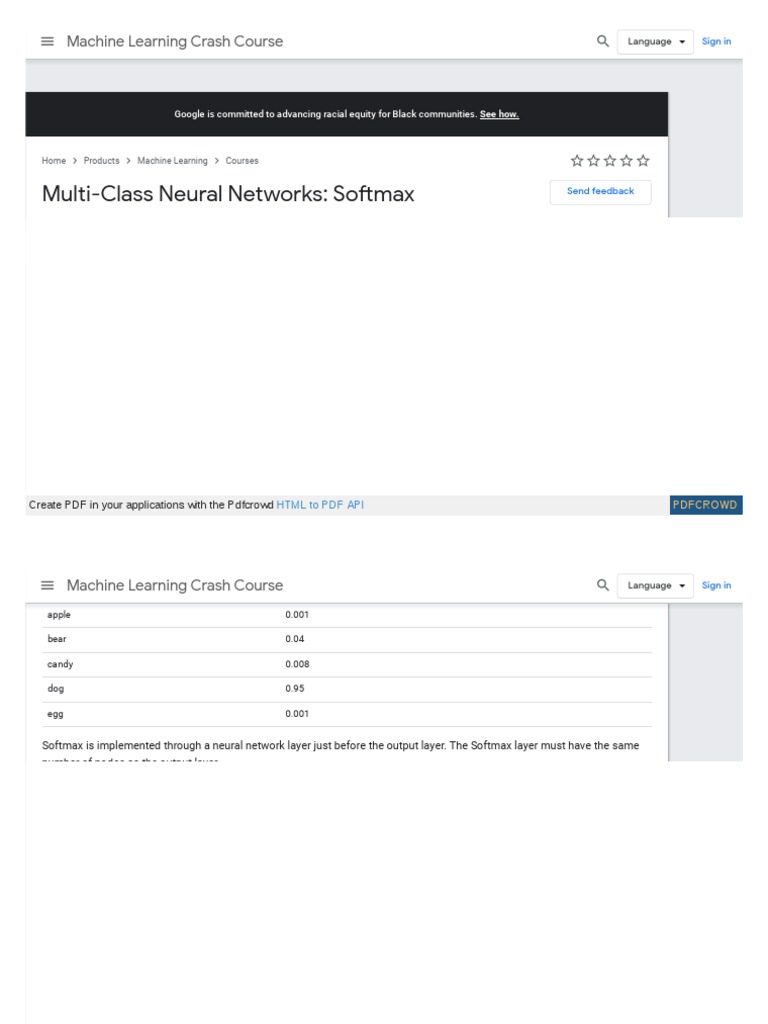 Developers Google Com Machine Learning Crash Course Multi CL | PDF ... Developers Google Com Machine Learning Crash Course Multi CL | PDF ...