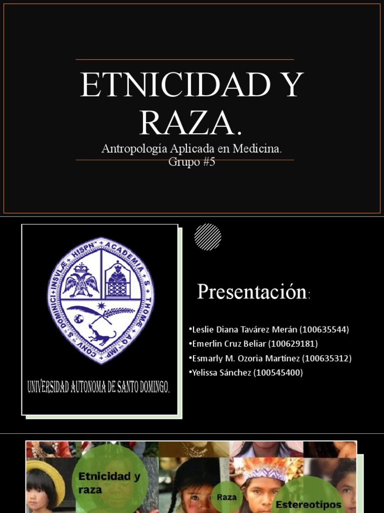 Antropología ETNICIDAD Y RAZA | PDF | Raza (categorización humana) | Piel