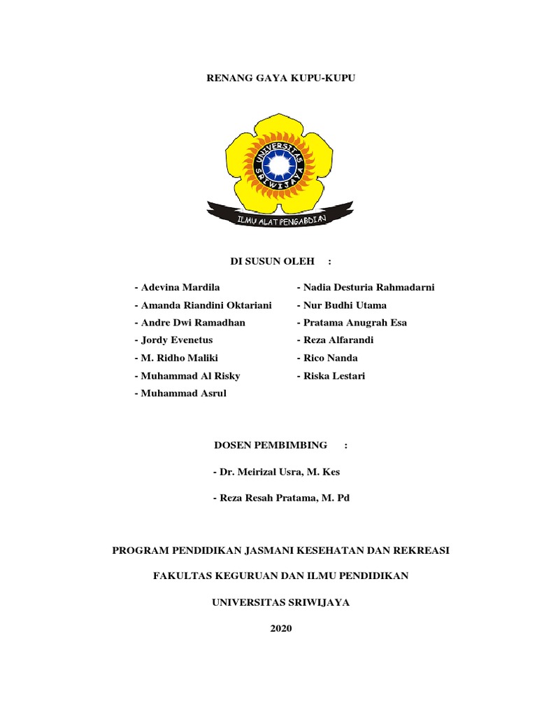 Makalah Gaya Kupu2 | PDF | Kesehatan Holistik