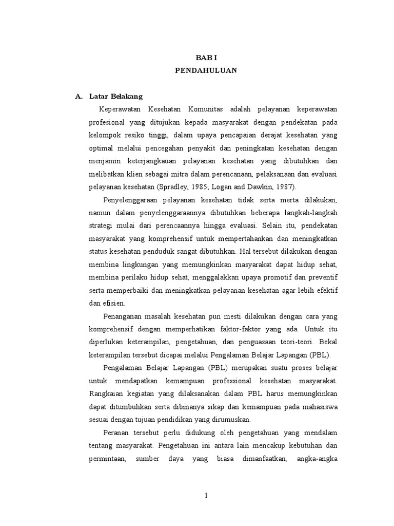 Contoh Laporan BAB Lengkap Nguan | PDF