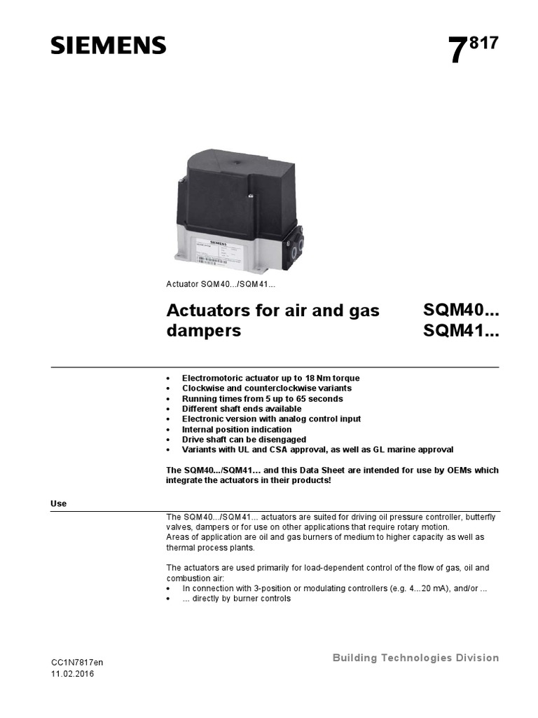 SQM4 Synchro Models Literature | PDF | Electrical Connector ...
