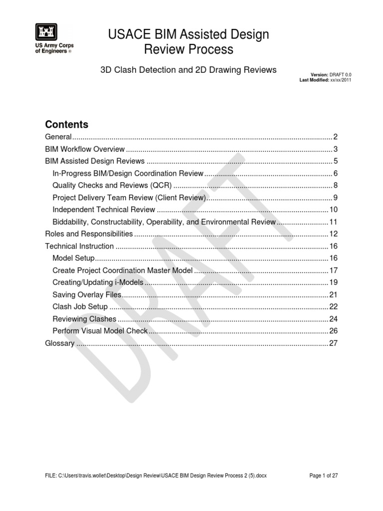 USACE BIM Design Review Process 2 _5_ | PDF | Building Information ...