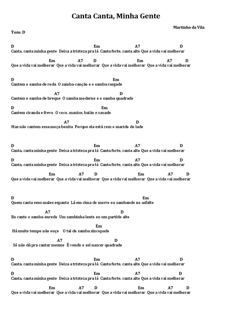 Canta Canta | PDF | Música da diáspora africana