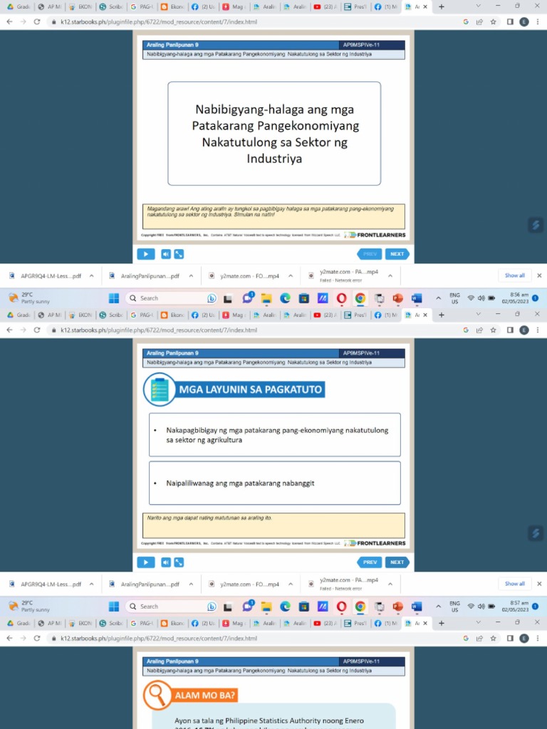 DAY 6 Nabibigyang-Halaga Ang Mga Ang Mga Gampanin NG Sektor NG Industriya at Mga Patakarang | PDF