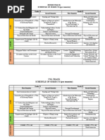 SHS List of Subjects & Schedule of Offering - 1 | PDF | Science ...