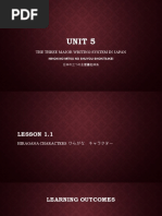 Hiragana and Katakana Letters | PDF