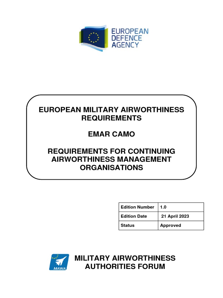 EMAR CAMO Requirements Guide | PDF | Safety | Risk