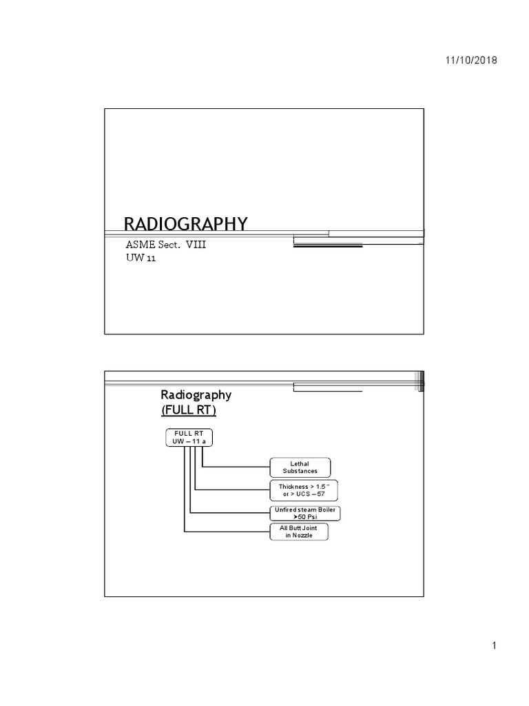 22 Radiography UW-11 | PDF | Radiography | Welding