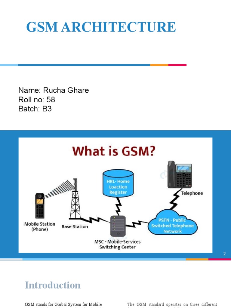 GSM Architecture | PDF | Radio Resource Management | Information And Communications Technology