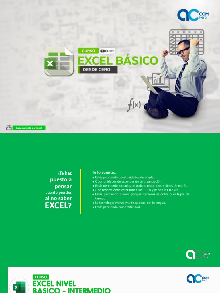 Brochure ExcelBásico Mayo | PDF | Microsoft Excel | Microsoft Office