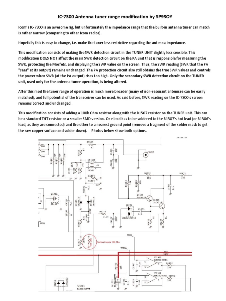IC-7300 Antenna Tuner Range Mod Guide | PDF | Science & Mathematics | Computers