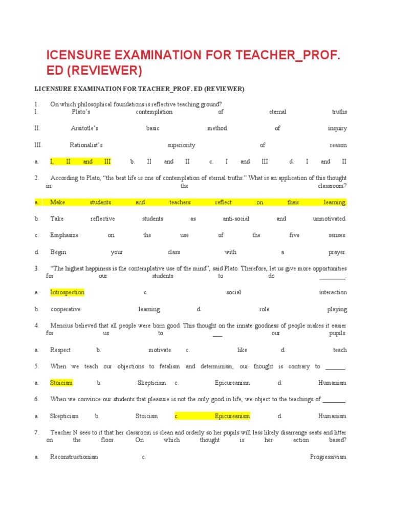 Philosophical Foundations of Reflective Teaching: An Analysis of ...