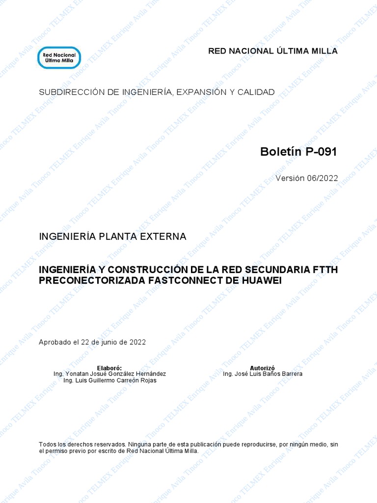 Rnum Preconectorizada | PDF