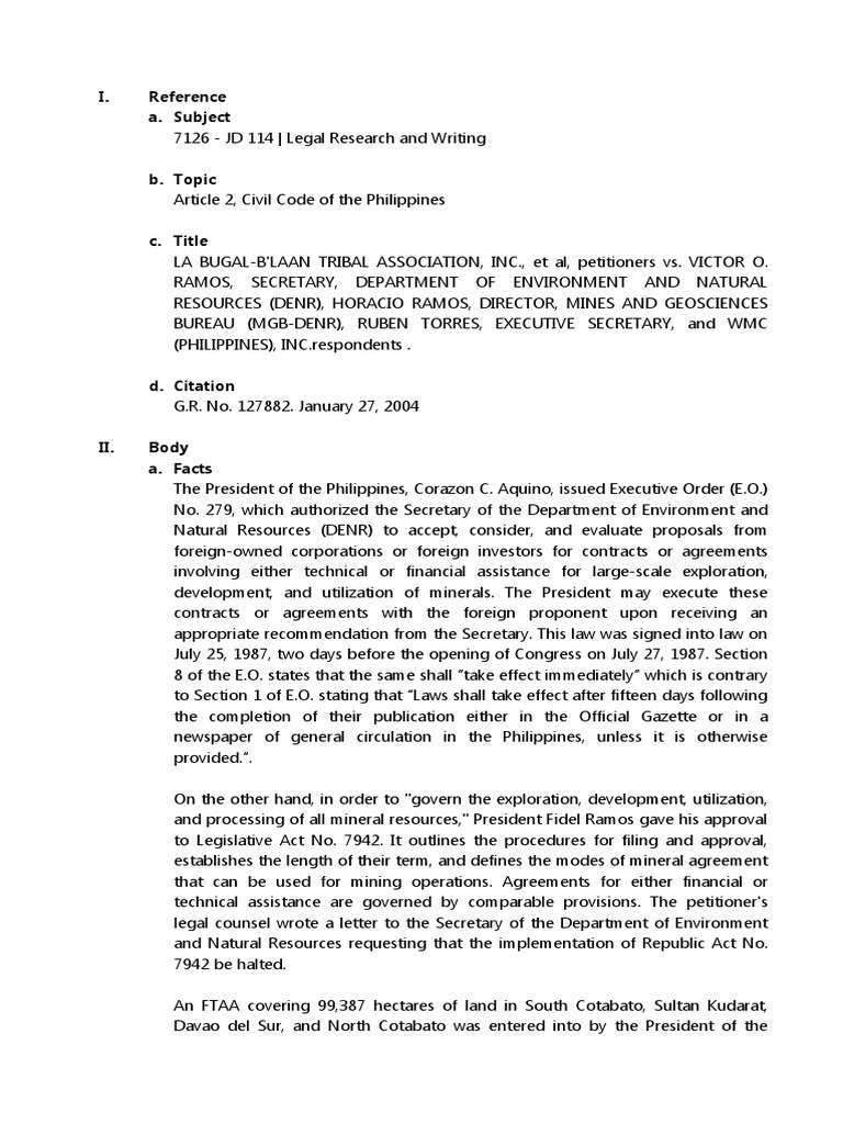 Case Digest - GR No. - 127882 | PDF | Constitution | Public Law