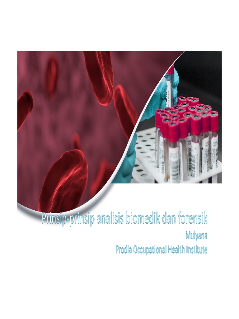Prinsip-Prinsip Analisis Biomedik Dan Forensik PDF | PDF