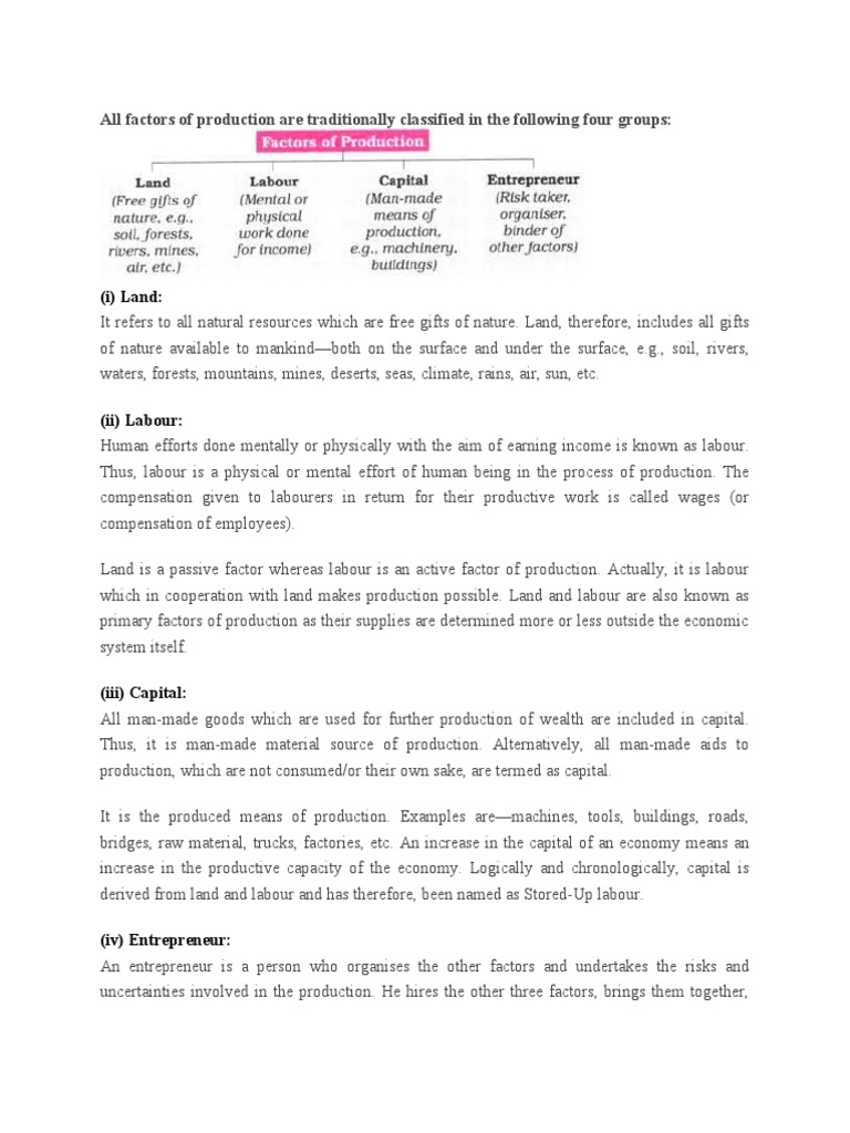 Unit 2 1 Production Function Law of Variable Proportions | PDF | Long ...