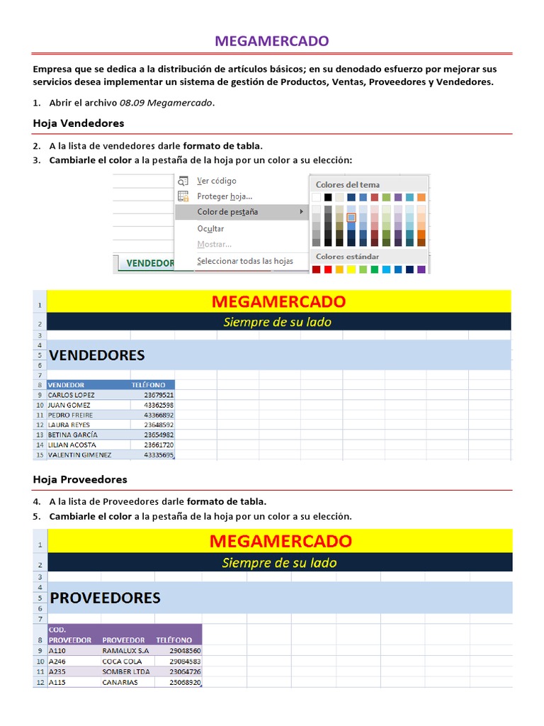 Gestión Integral de Megamercado | PDF | Informática