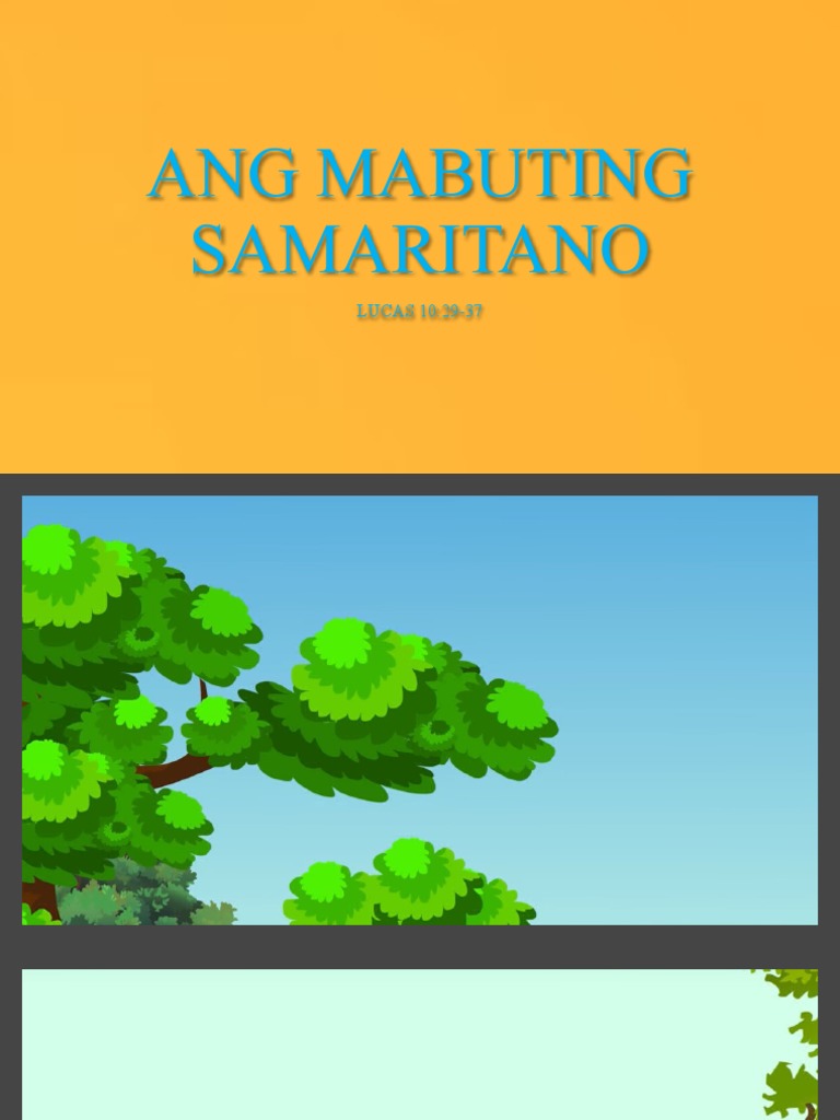 Ang Mabuting Samaritano | PDF