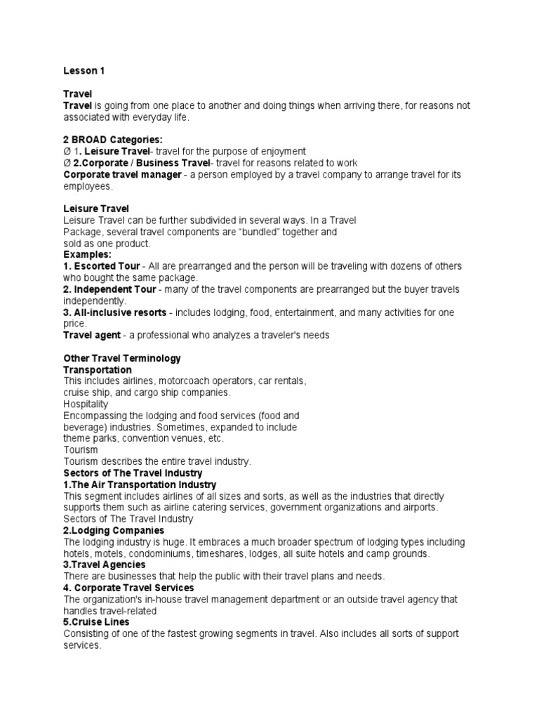 Lesson 1 | PDF | Airport | Airlines