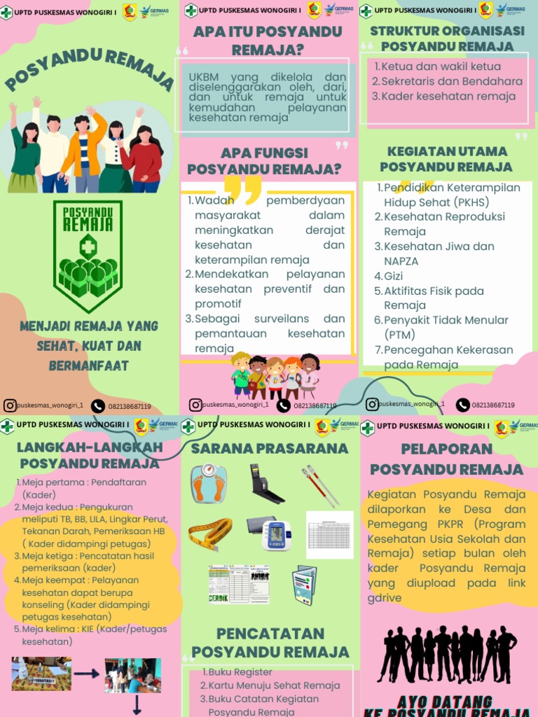 Leaflet Posyandu Remaja PDF | PDF