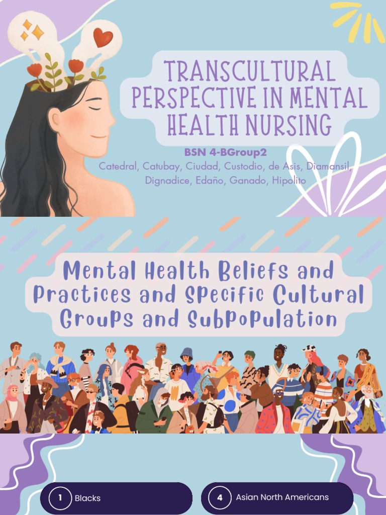 Transcultural Perspective in Mental Health Nursing | PDF | Mental ...