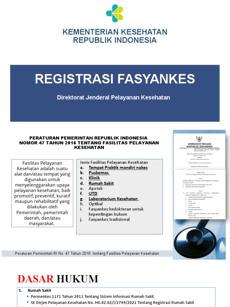 Registrasi Fasyankes | PDF | Pengembangan Diri