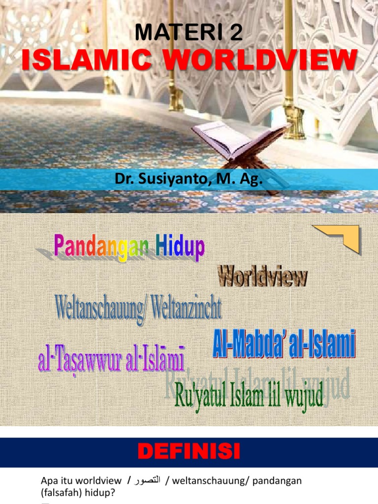 Islamic Worldview PDF | PDF | Filsafat