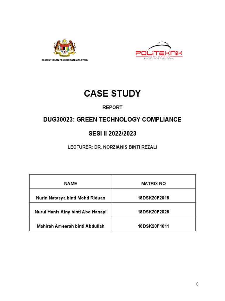 Case Study Green | PDF