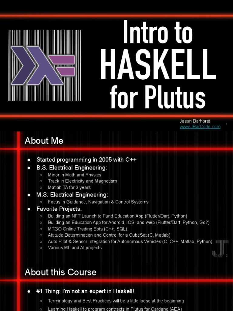 Haskell Course PDF | Download Free PDF | Boolean Data Type | Function (Mathematics)