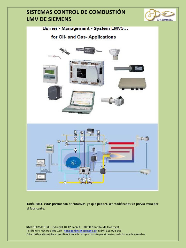 Sistemas de Control de Combustion LMV | PDF
