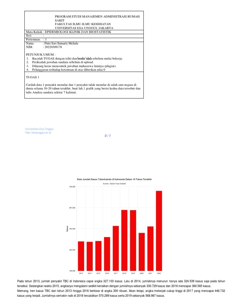 PDF Tugas Epimars Temu 1-2 | PDF