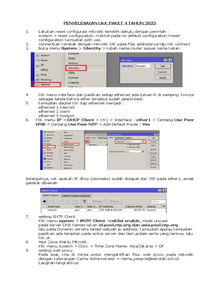 Penyelesaian Ukk Paket 4 | PDF | Komputer