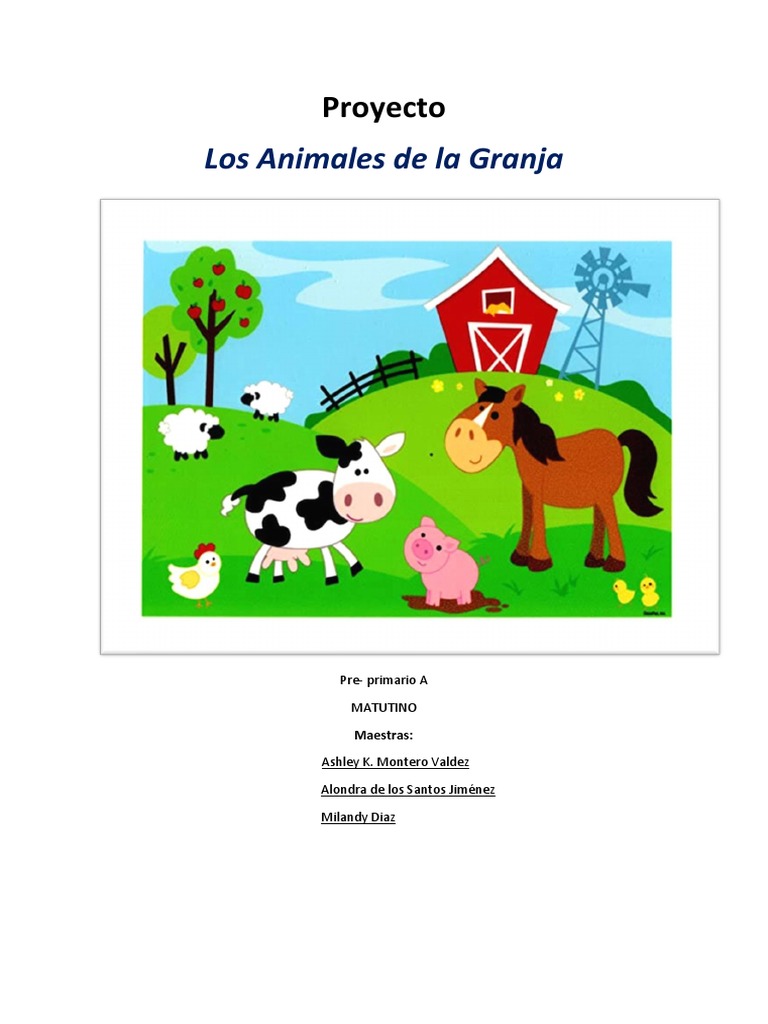Los Animales de La Granja Mes de Marzo | PDF | Entorno natural ...