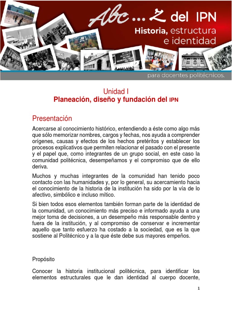 Historia del IPN: Orígenes y Educación Técnica | PDF | Enseñando | México