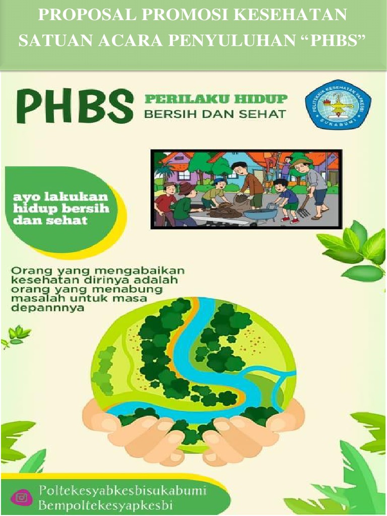 Proposal Sap PHBS | PDF