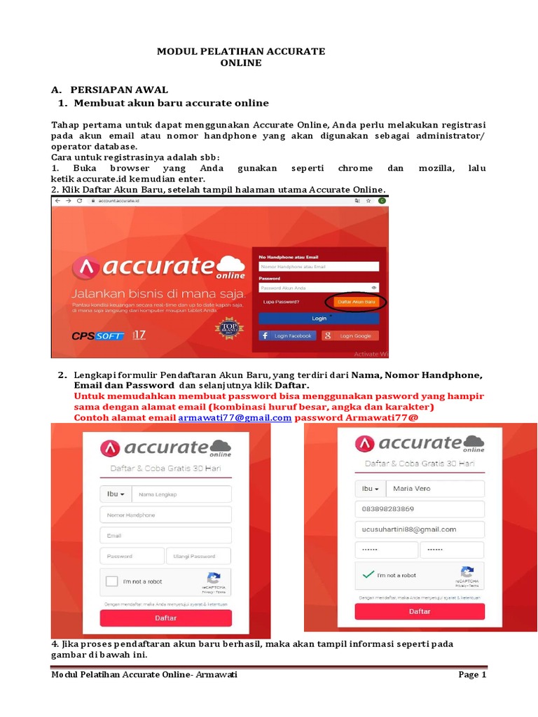 Modul Accurate Online | PDF