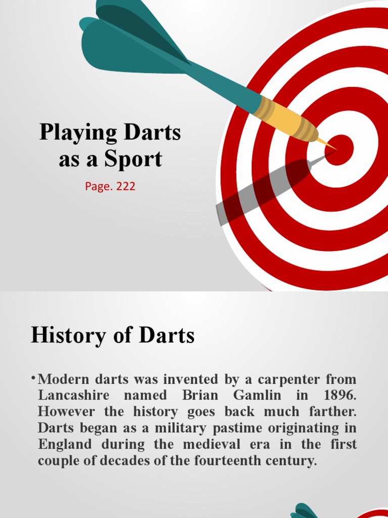 History of Darts as a Sport | PDF
