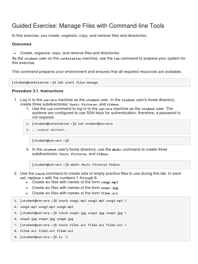 Guided Exercise Day2 Pdf Pdf Directory Computing Secure Shell