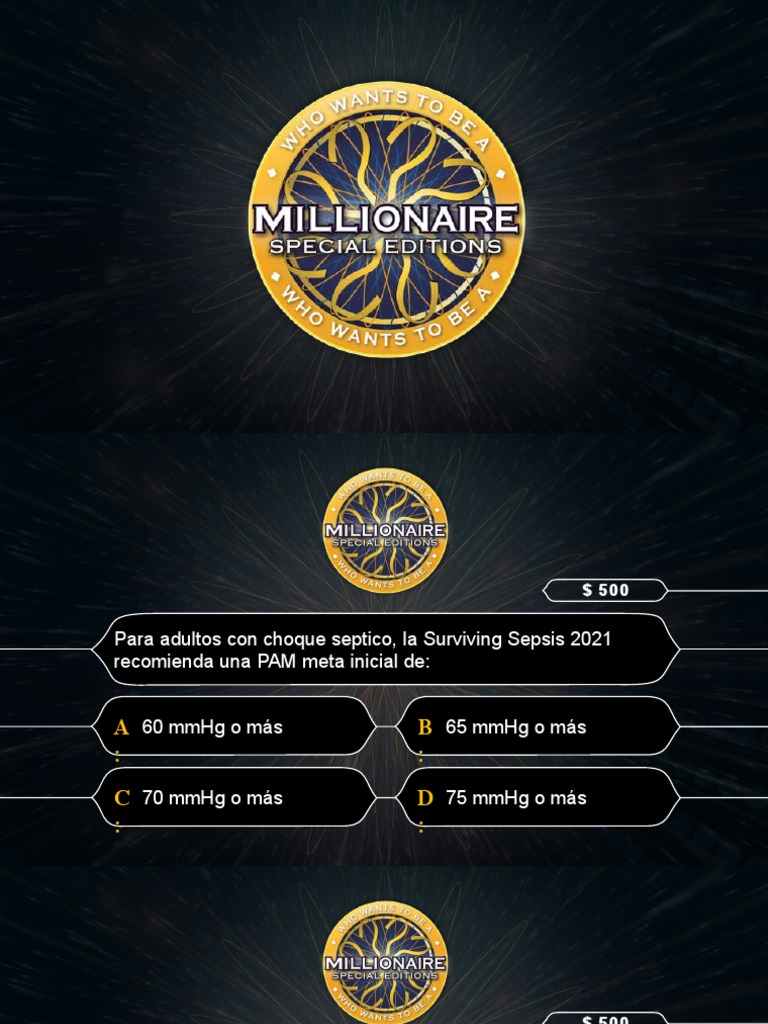 Who Wants To Be A Millionaire - Template by SlideLizard | PDF ...