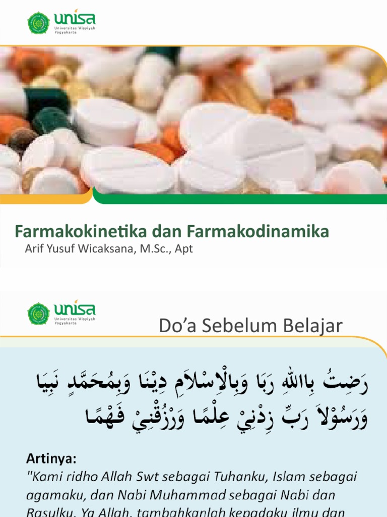 Pertemuan 2 Farmakokinetik Dan Farmakodinamik | PDF