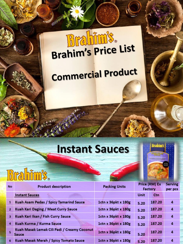 Brahim’s Price List-(C) | PDF