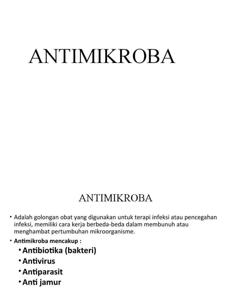 Antimikroba | PDF
