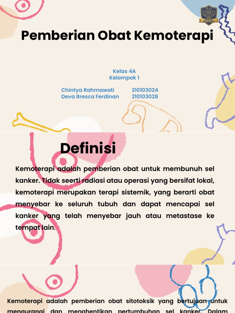 Panduan Pemberian Obat Kemoterapi | PDF | Pengembangan Diri